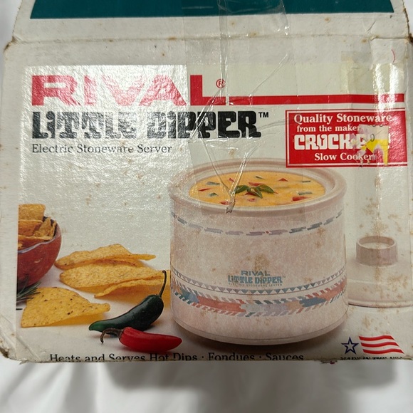 Rival | Kitchen | Nib Vintage 9s Rival Little Dipper Electric Stoneware ...